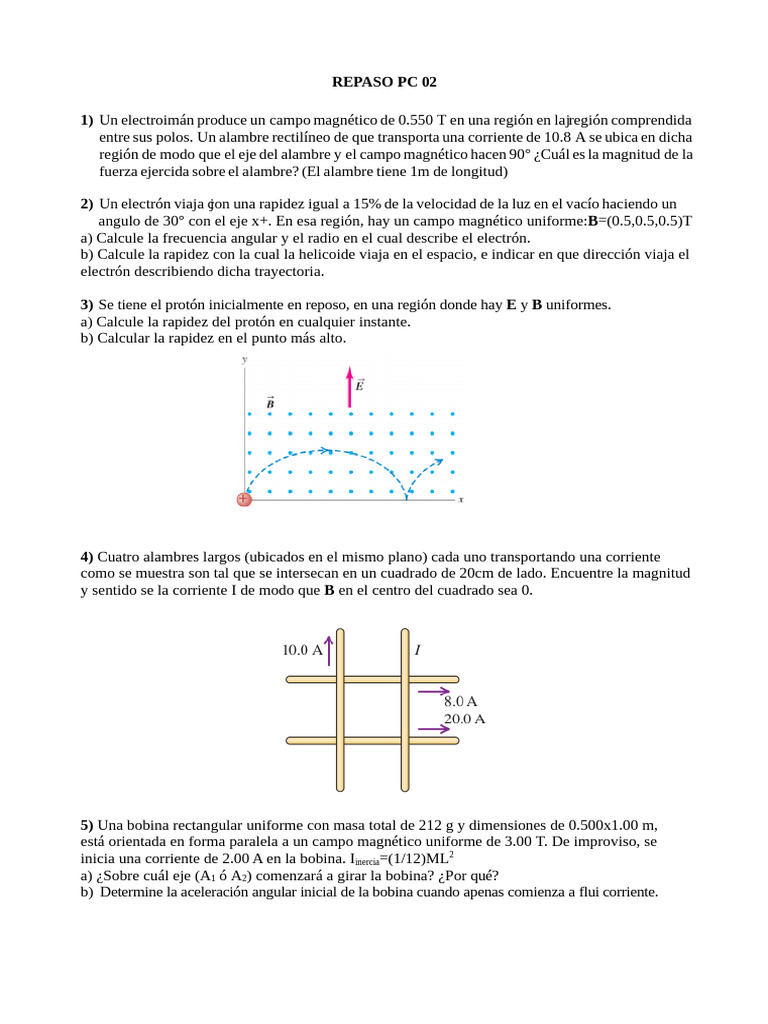 Repaso PC 02 Caf2 | PDF | Inductor | Condensador