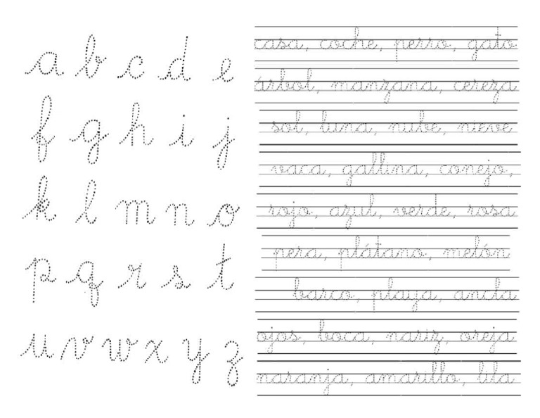 Latihan Menulis Tegak Bersambung | PDF