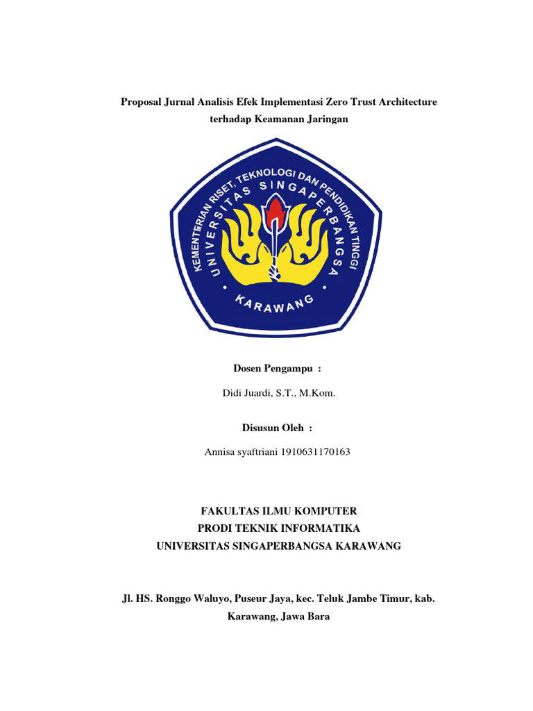 Proposal Network Security | PDF Proposal Network Security | PDF