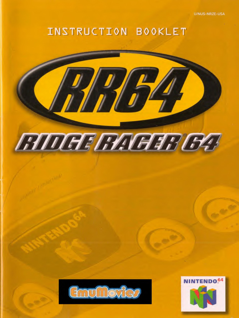 RR64 - Ridge Racer 64 (USA) - Text | PDF | Manual Transmission