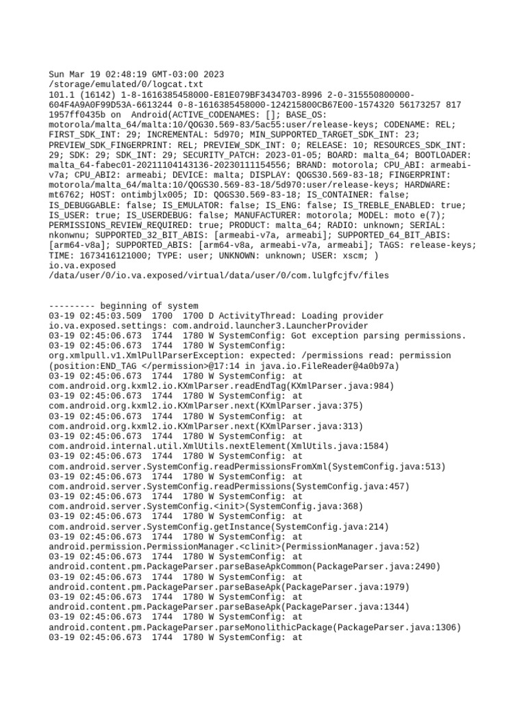 Logcat | PDF | Java (Programming Language) | Raw Image Format