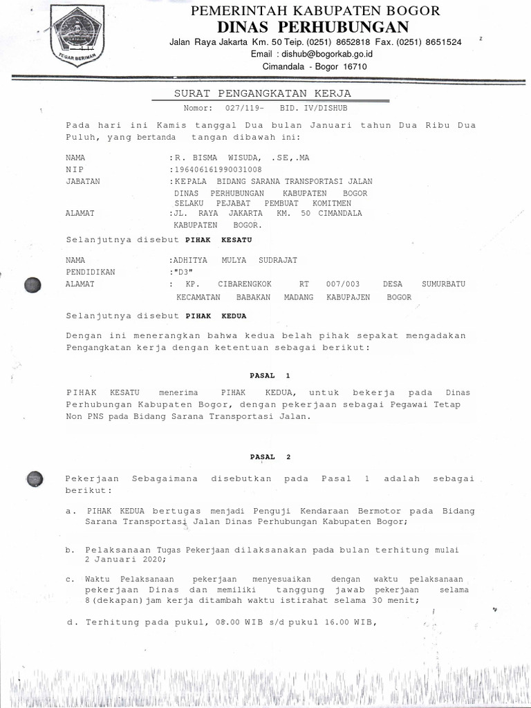 Adhitya Mulya Sudrajat - SPK 2020 Terbaru | PDF