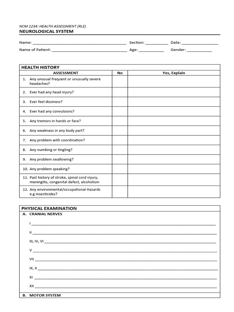 13 Neurological Assessment | PDF | Neurology | Somatosensory System