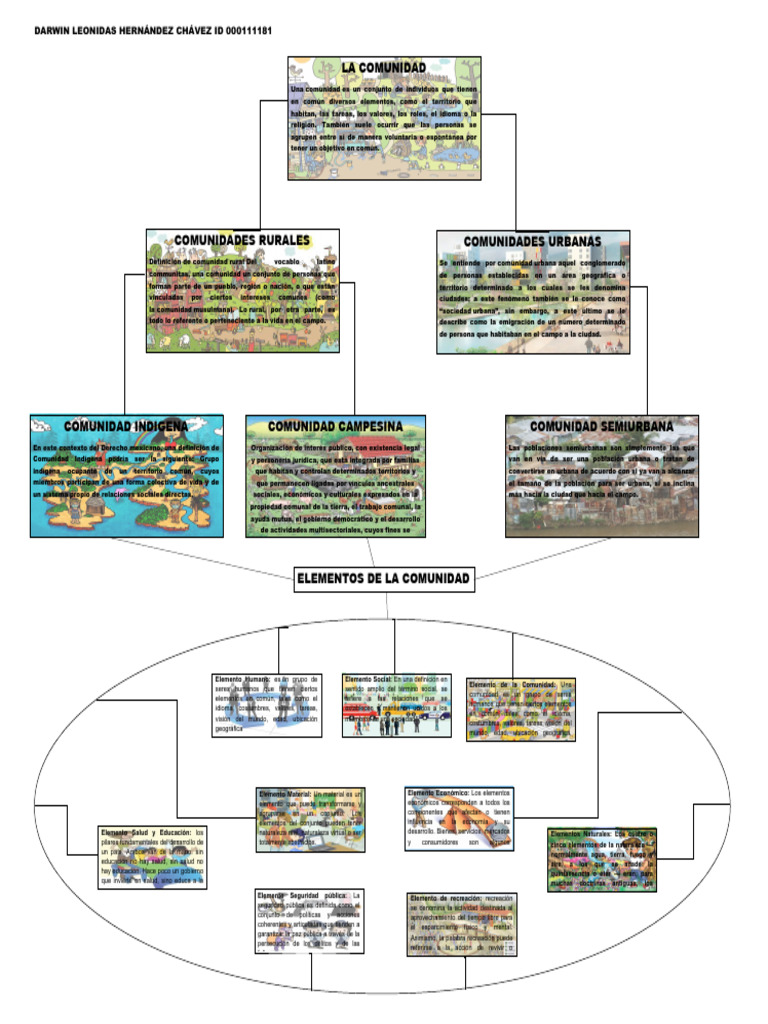 Mapa Conseptual La Comunidad | PDF | Comunidad | Naturaleza