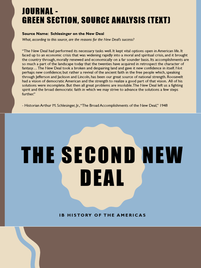 Critics and Second New Deal 21-22 | PDF | New Deal | Franklin D. Roosevelt