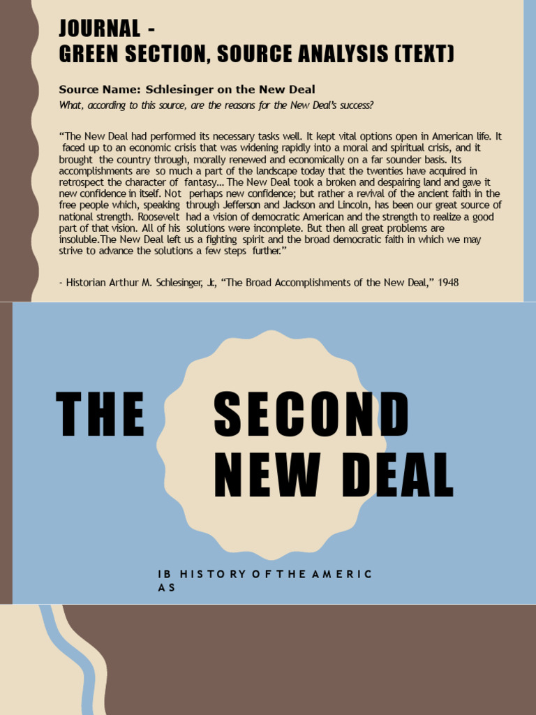 Critics and Second New Deal 21-22 | PDF | New Deal | Franklin D. Roosevelt