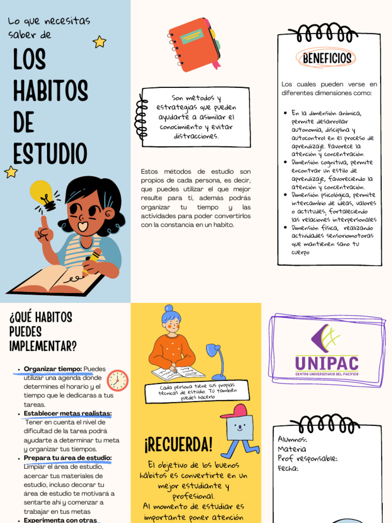 Hábitos de Estudio y su Importancia | PDF | Aprendizaje | Ciencias del ...