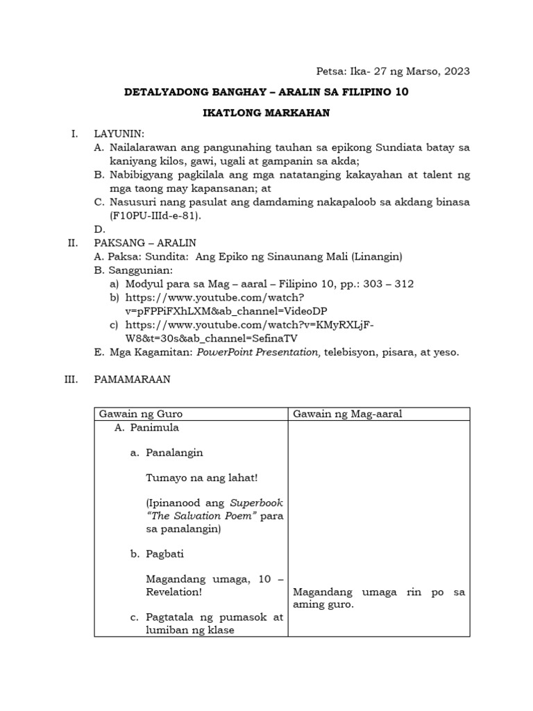 Linangin | PDF