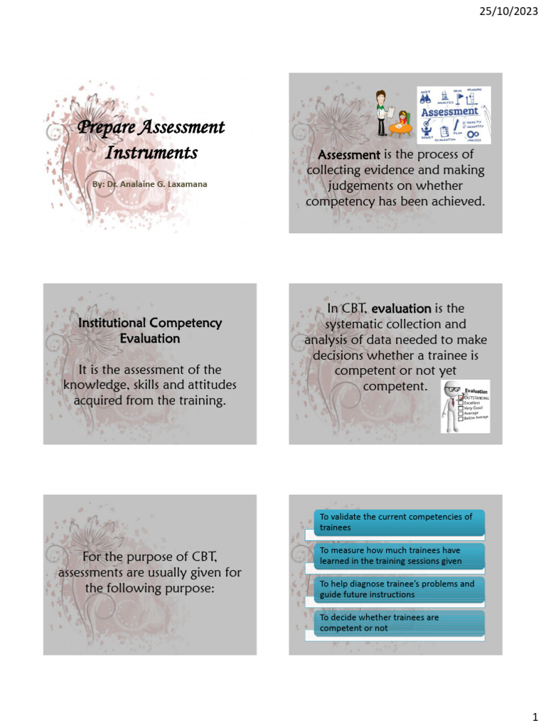 Competency Assessment Tool Development | PDF | Educational Assessment ...