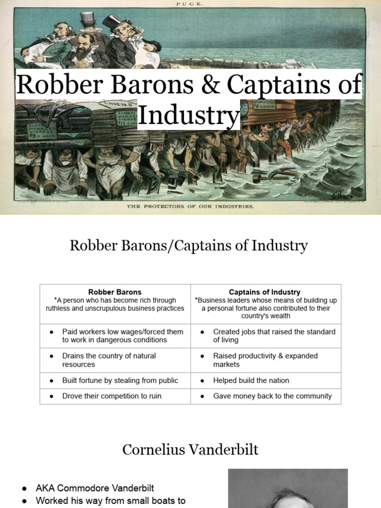 Robber Barons Social Darwinism | PDF | Labour Economics | Trade Union