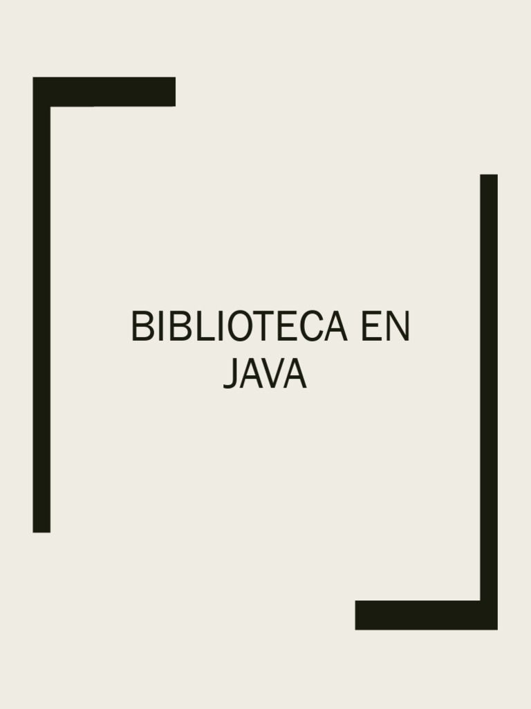 Resumen de Bibliotecas en Java | PDF | Java (lenguaje de programación ... Resumen de Bibliotecas en Java | PDF | Java (lenguaje de programación ...