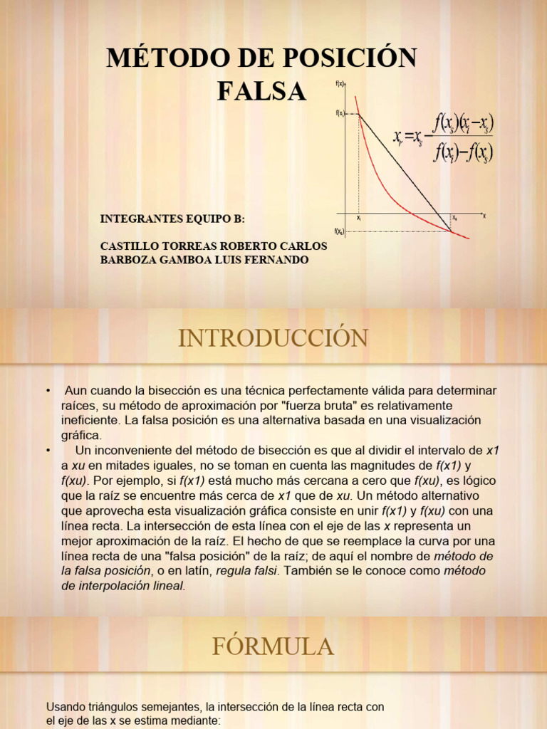 Metodos Numericos Posicion Falsa | PDF | Ciencia computacional ...