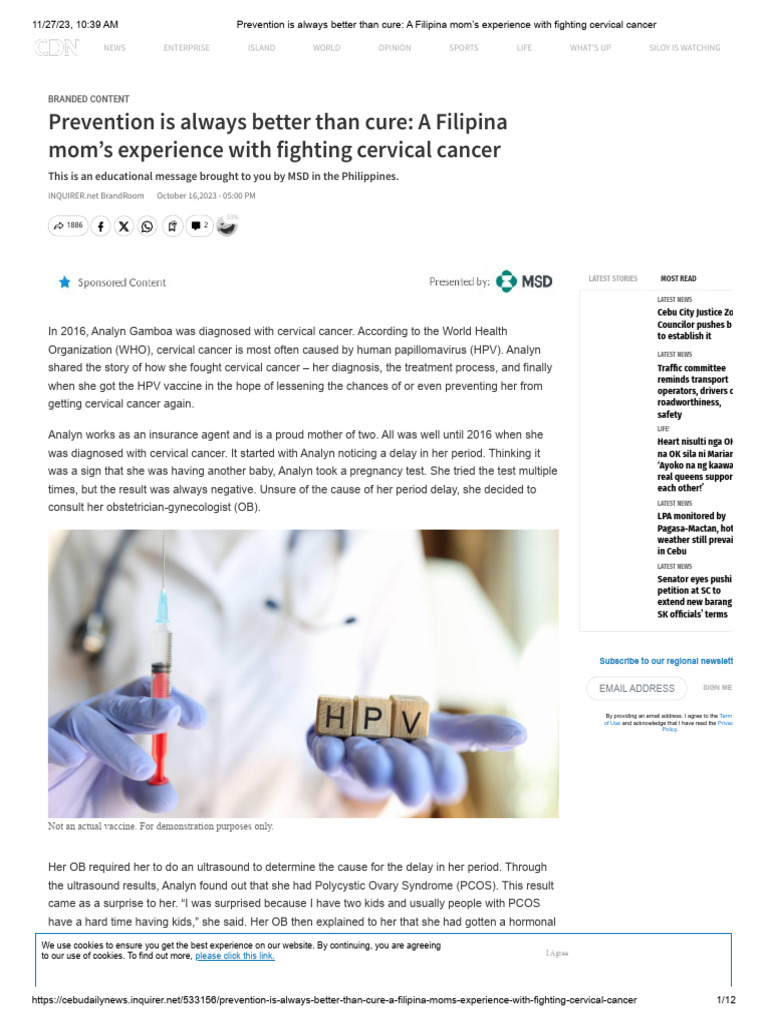 Prevention Is Always Better Than Cure - A Filipina Mom's Experience ...