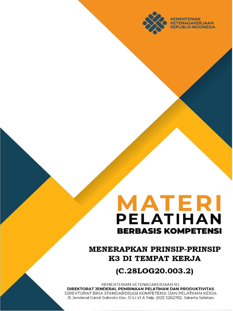 Modul K3 untuk Pelatihan Kompetensi | PDF