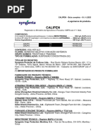 Bula do Herbicida Galigan 240 EC | PDF | Agricultura | Solvente