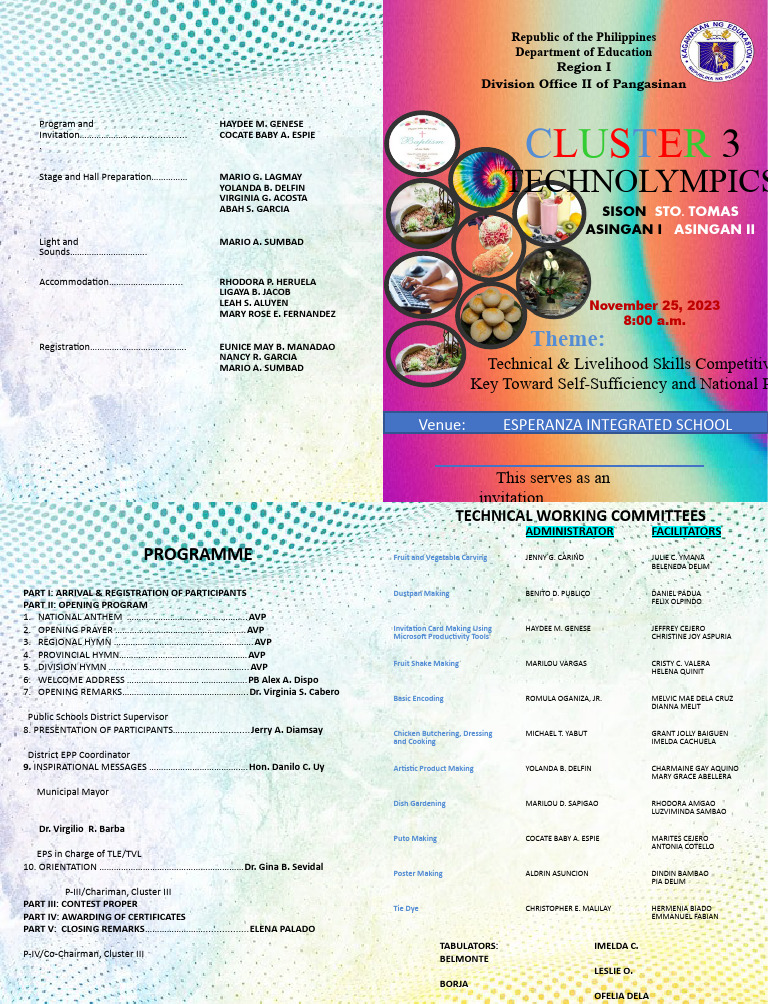 Technolympics Program | PDF