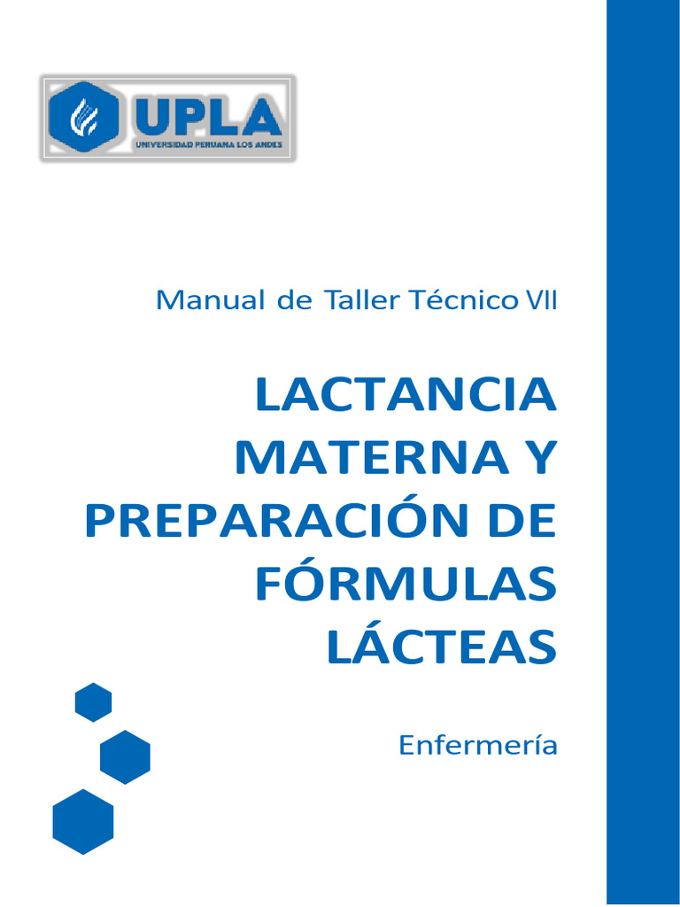 Taller Técnico VII - Lactancia Materna y Preparación de Fórmulas Lácteas | PDF | Amamantamiento ...