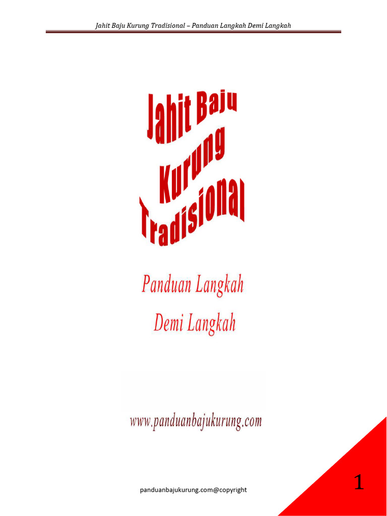 3 Teknik Men Jahit Le Her | PDF