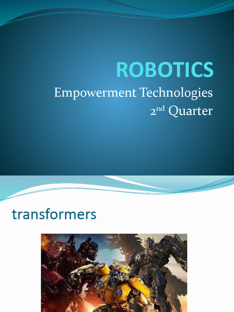 Robotics 2nd Quarter | PDF | Robot | Robotics