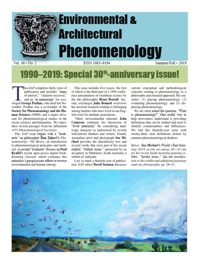 ENVIRONMENTAL and ARCHITECTURAL PHENOMEN | PDF | Phenomenology ...