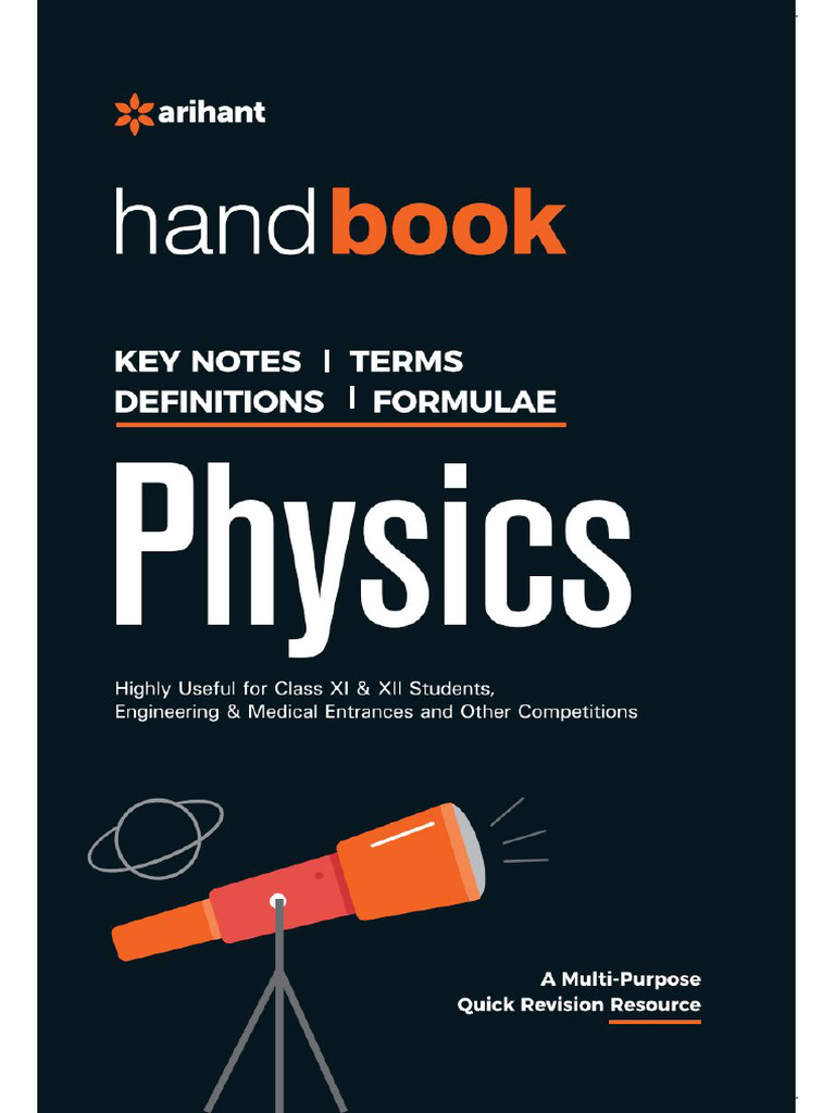 Handbook of Physics by Arihant Experts | PDF