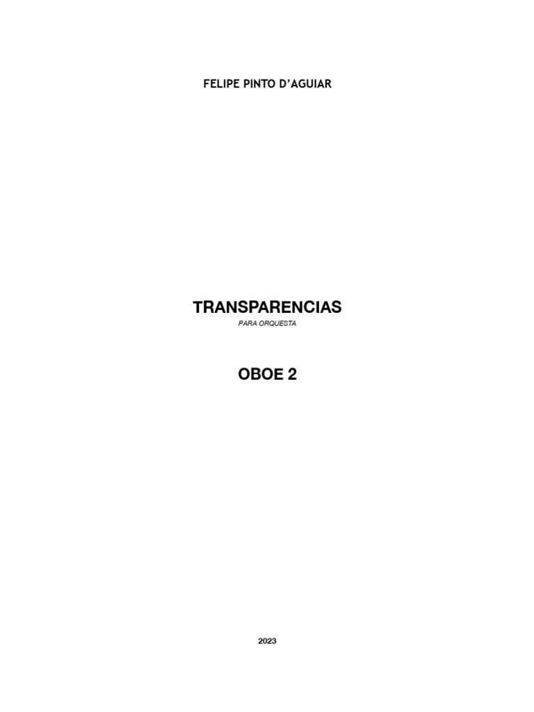 04 Transparencias - Oboe 2 | PDF | Oboe | Orquestas