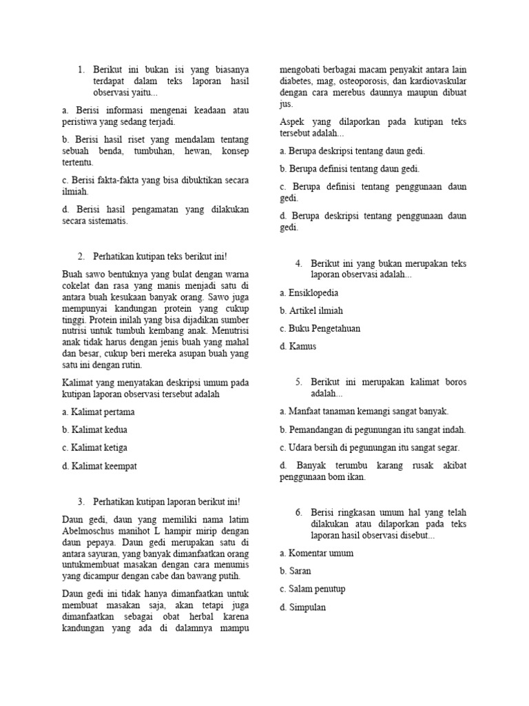 Soal 3 Bab | PDF