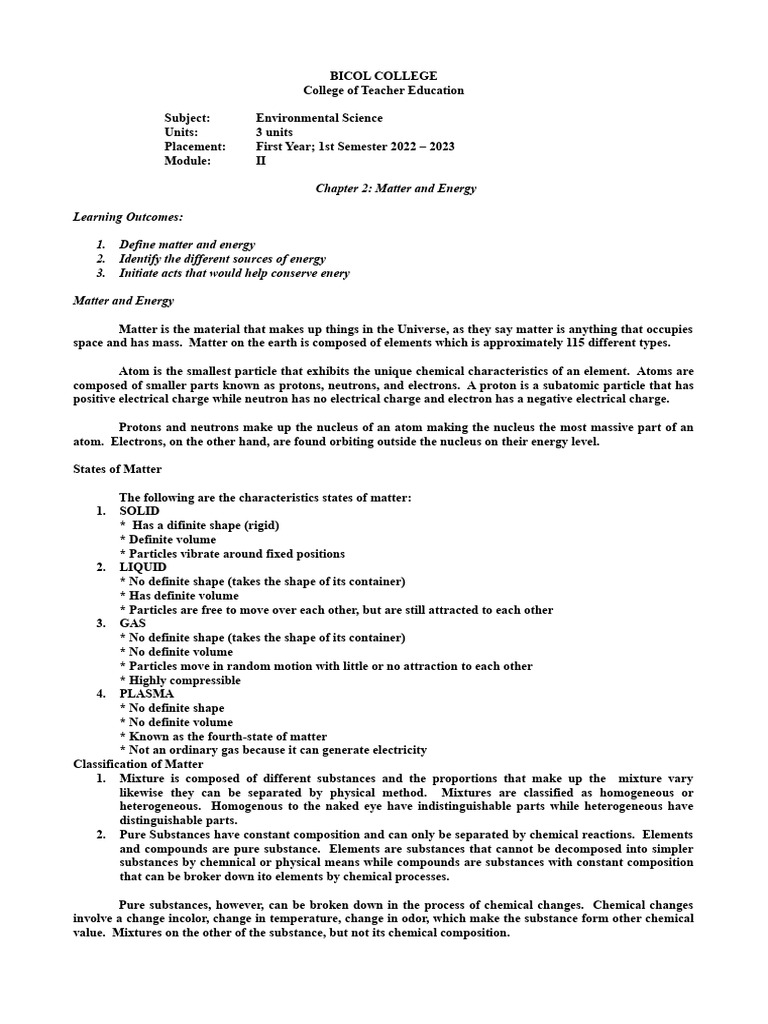 Fundamentals of Environmental Science 2 | PDF | Coal | Wind Power