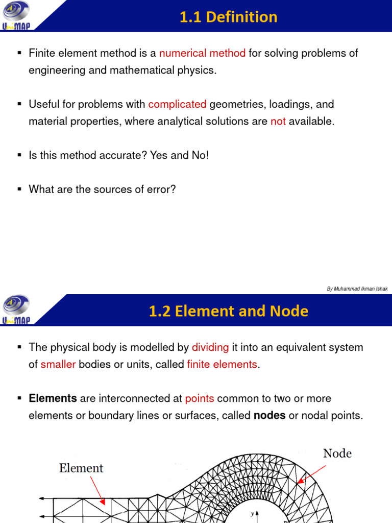 Chapter 1 - Introduction To Finite Element Analysis | PDF | Finite ...