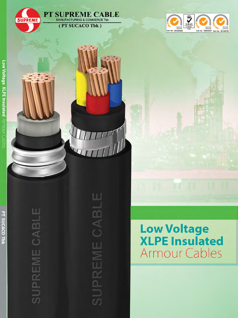 Catalog Low Voltage Armour Cable XLPE Cable | PDF | Electrical Conductor | Insulator (Electricity)