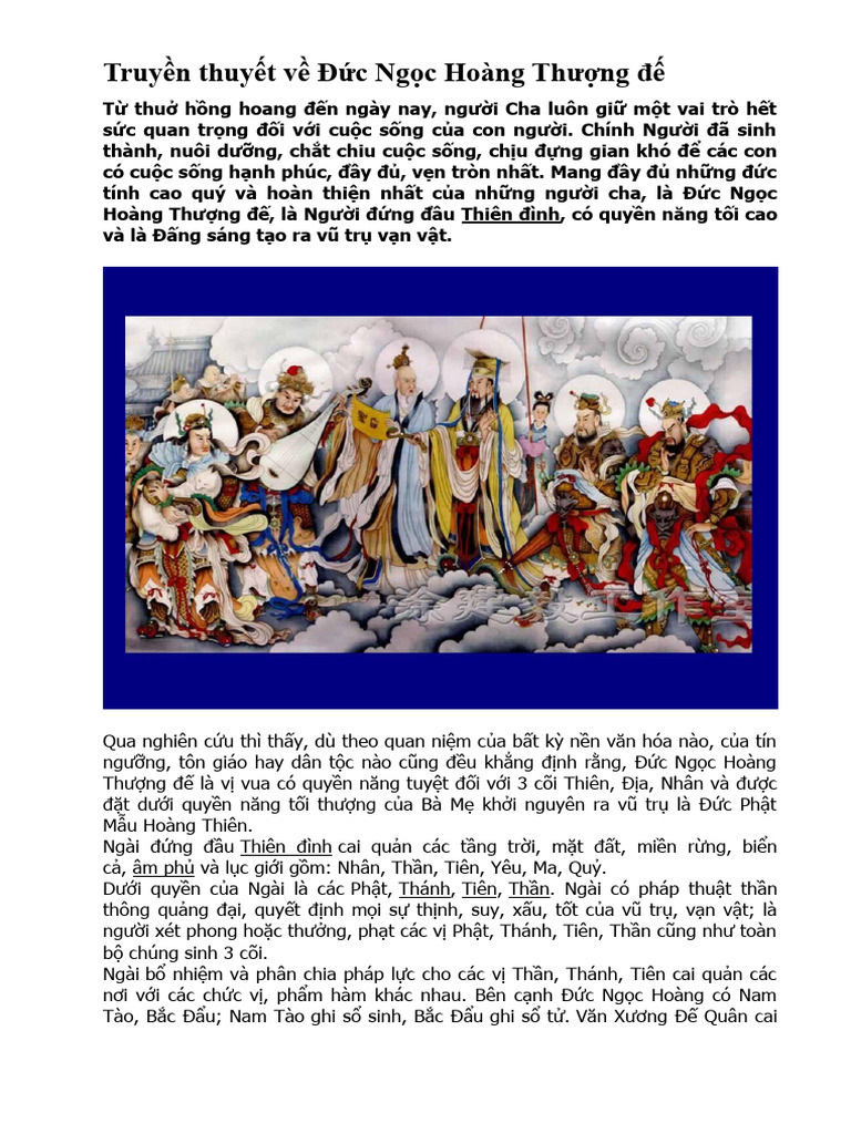 Truyen Thuyet Ngoc Hoang-2 | PDF