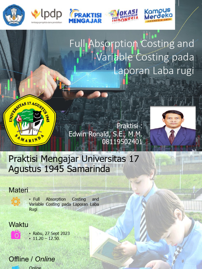 Perbandingan Full Absorption dan Variabel Costing | PDF