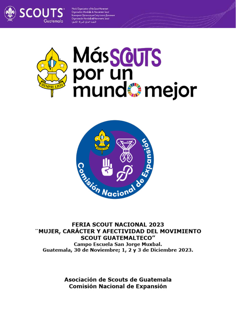 Feria Scout Nacional 2023 en Muxbal | PDF | Exploración ...