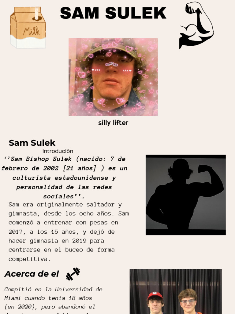 Sam Sulek | PDF | Deportes y actividades al aire libre | Relaciones ...