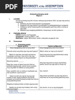 4a's Filipino Lesson Plan (Pangngalan) | PDF