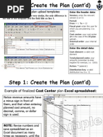Cost Center & GL Budget Upload Guide | PDF | Microsoft Excel | Page Layout