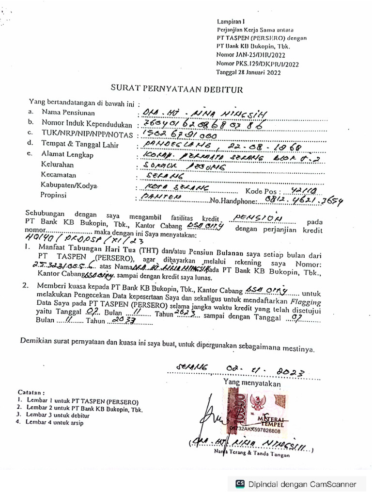 Dra - Hj.rina Ningsih, Daftar Plagging | PDF