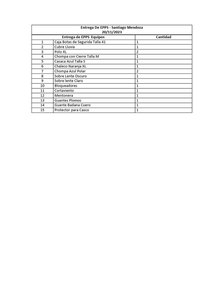 Entrega de Epps Santiago Mendoza | PDF