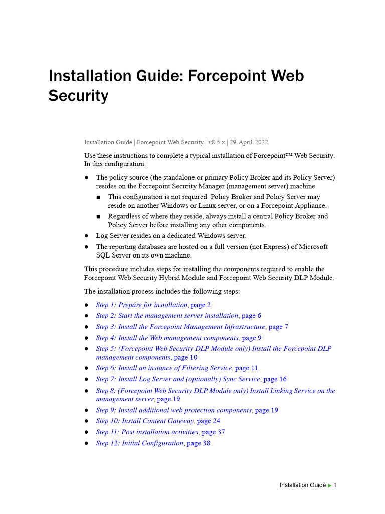 Websec Install Full | PDF | Installation (Computer Programs) | World Wide Web