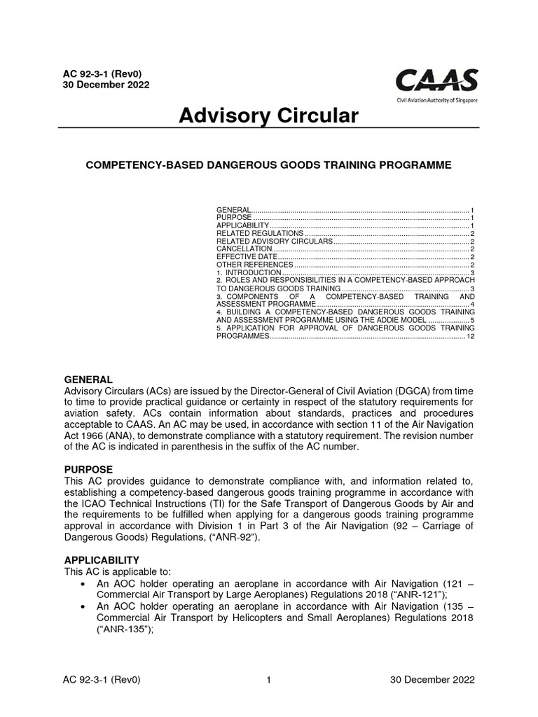CAAS (30 December 2022) Ac-92-3-1 - (Rev-0) - Competency-Based ...