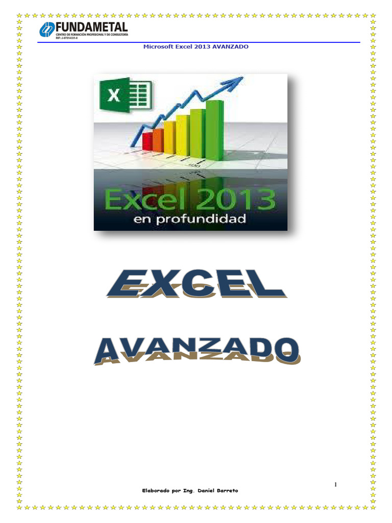 Manual Excel 2013-2016 Avanzado | PDF | Microsoft Excel | Hoja de cálculo