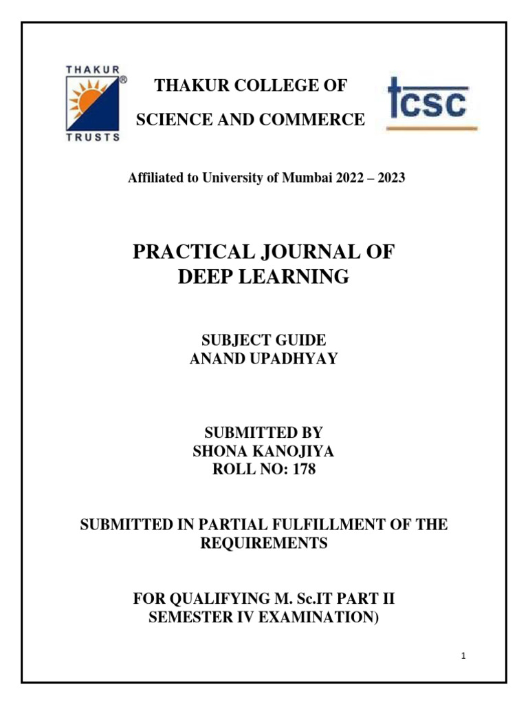 178 DL | PDF | Deep Learning | Statistics