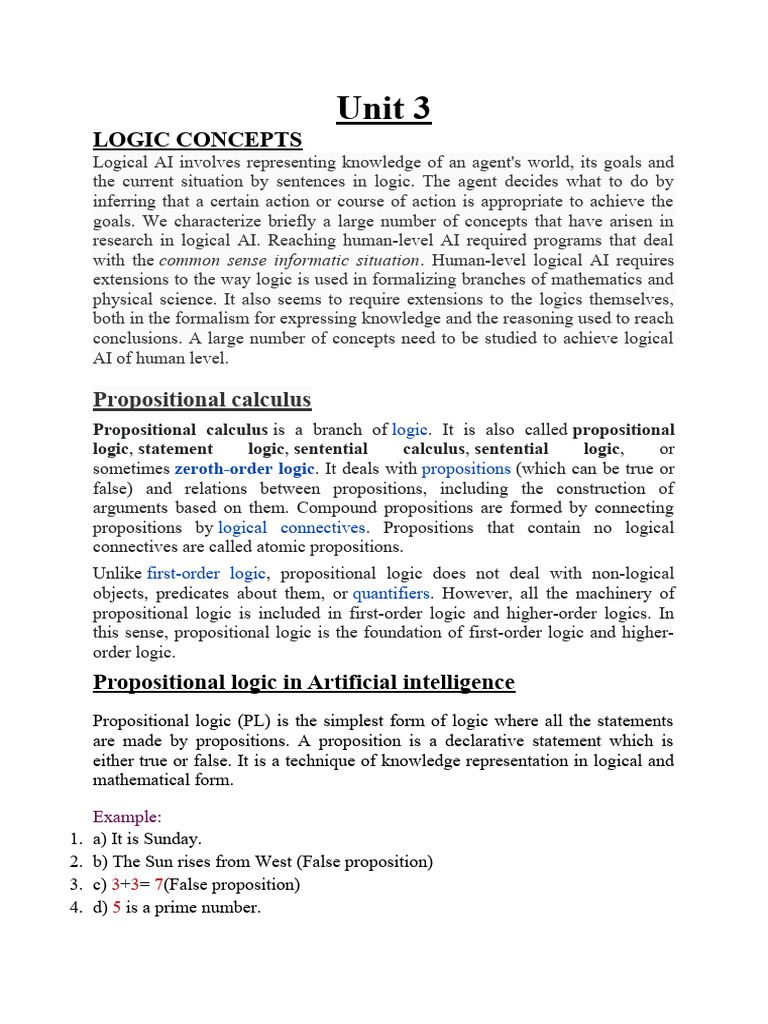 Unit 3 | PDF | Logic | Axiom
