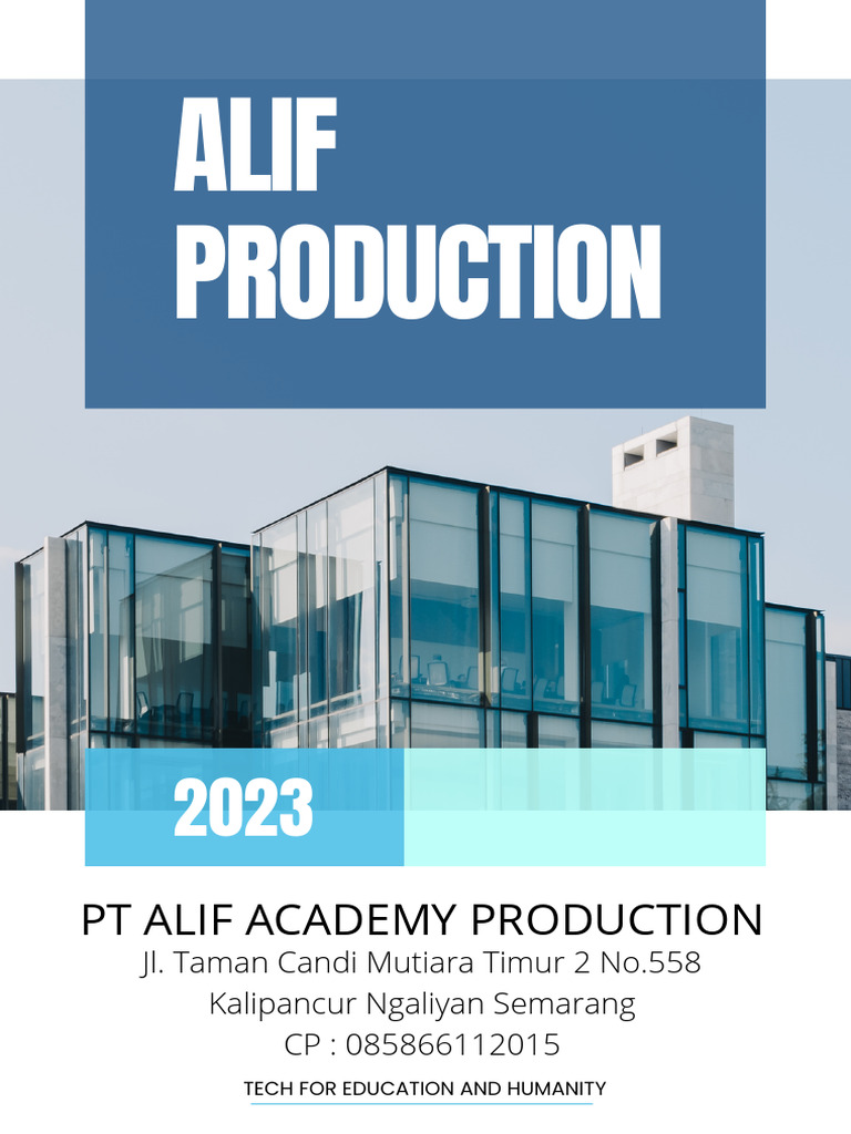 Company Profile ALIF | PDF