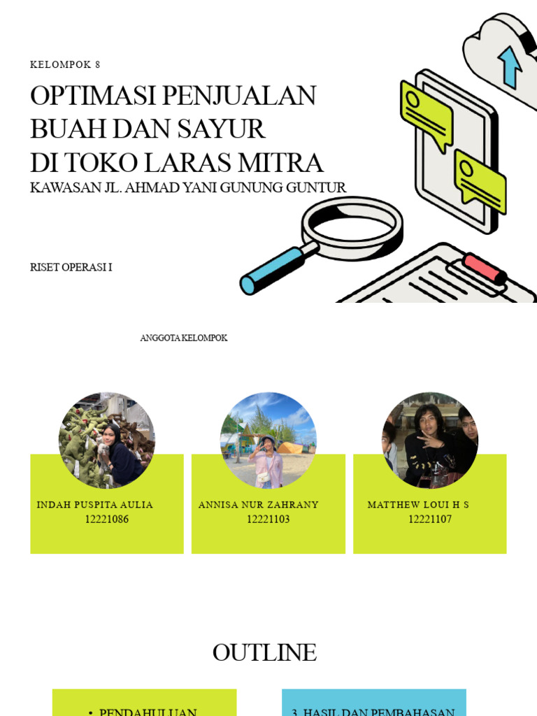 Optimasi Penjualanbuah Dan Sayur Di Toko Laras Mitra Kawasan Jl. Ahmad ... Optimasi Penjualanbuah Dan Sayur Di Toko Laras Mitra Kawasan Jl. Ahmad ...