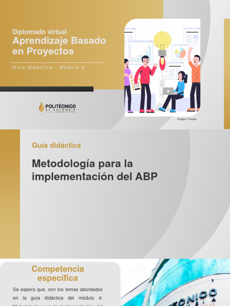 GD4-Aprendizaje Basado en Proyectos | PDF | Aprendizaje en base a proyectos | Aprendizaje