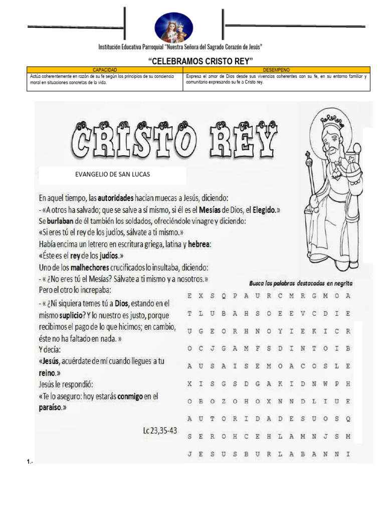 Actividad N 6 Cristo Rey | PDF