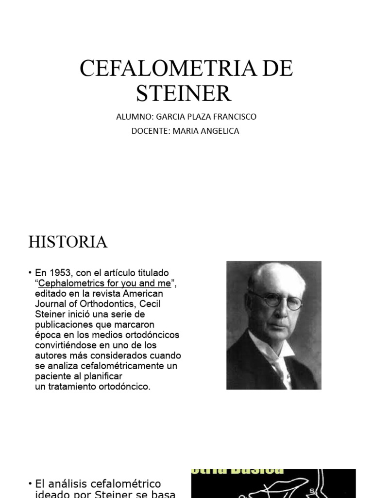 Cefalometria de Steiner | PDF | Cráneo