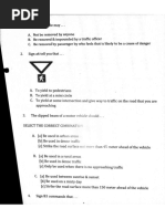 G2 and G Road Test Marking Schema PDF | PDF | Traffic | Intersection (Road)