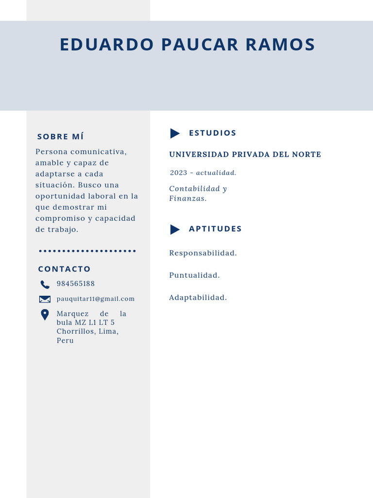 Eduardo Paucar Ramos | PDF | Negocios | Salud y bienestar